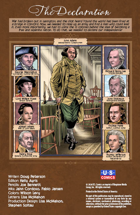The Declaration – U.S. Comics